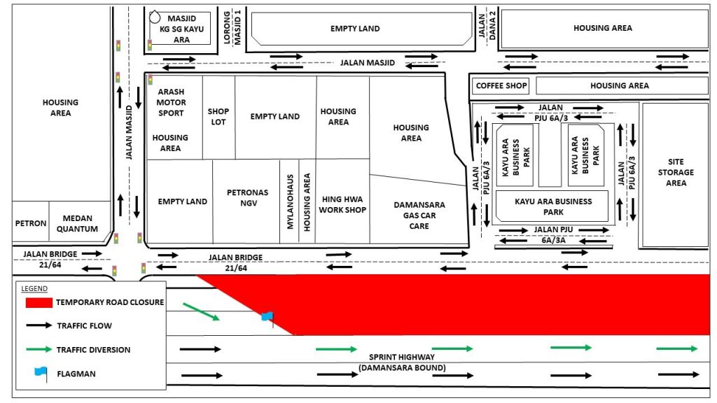 Traffic Announcement: Temporary Lane Closures and Traffic Diversion on ...